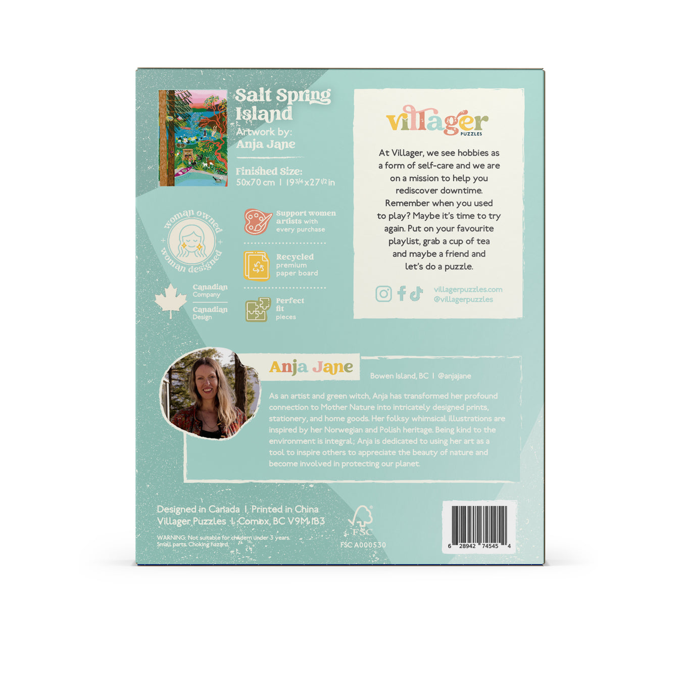 Puzzle Bundle by Artist Anja Jane | Two Puzzles for Adults | Designed ...